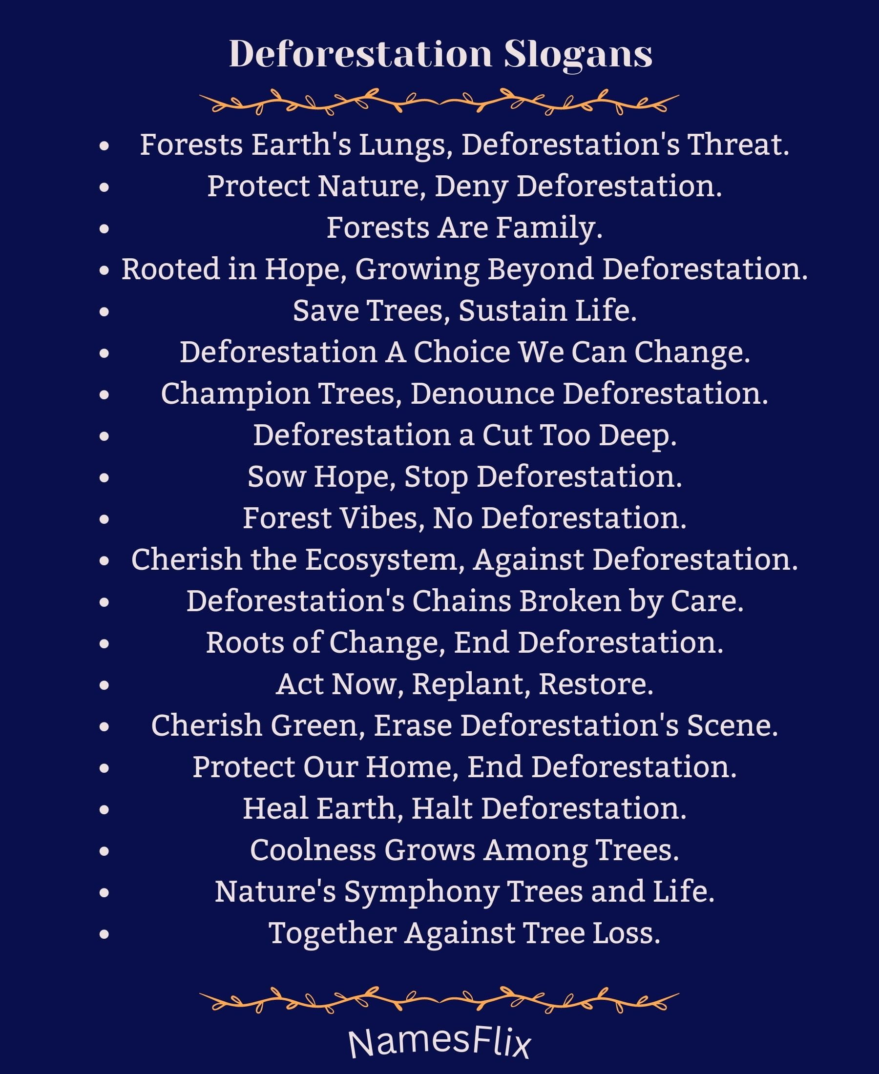 650+ Best Deforestation Slogans for Greener Horizon