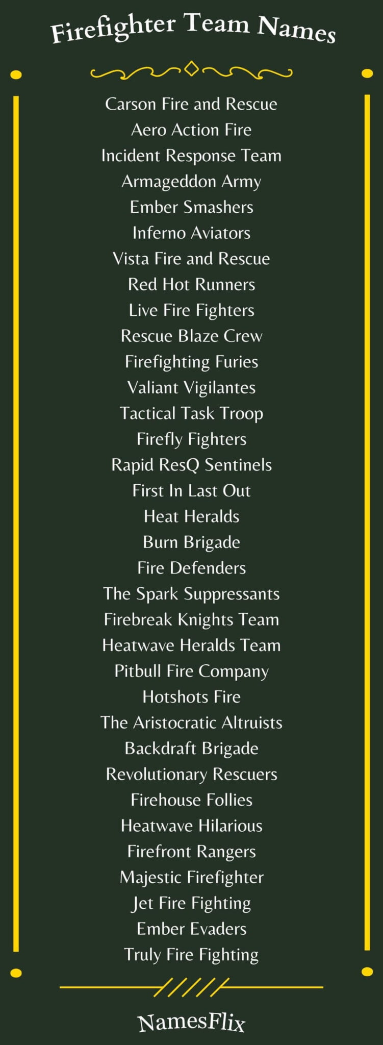 1000+ Perfect Firefighter Team Names for a Fiery Start