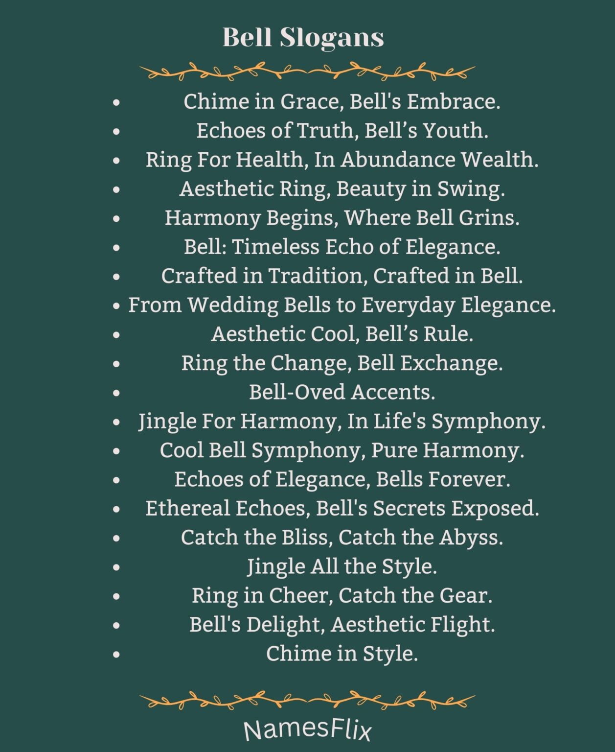 560+Best Bell Slogans, Sayings And Taglines Ideas