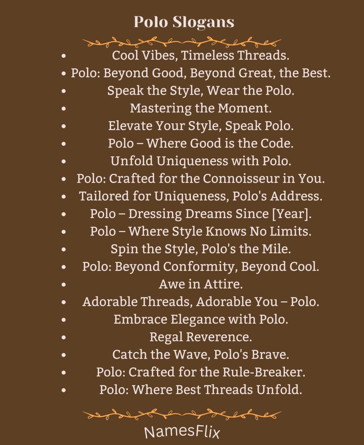 550+ Catchy Polo Slogans, Sayings and Taglines Ideas